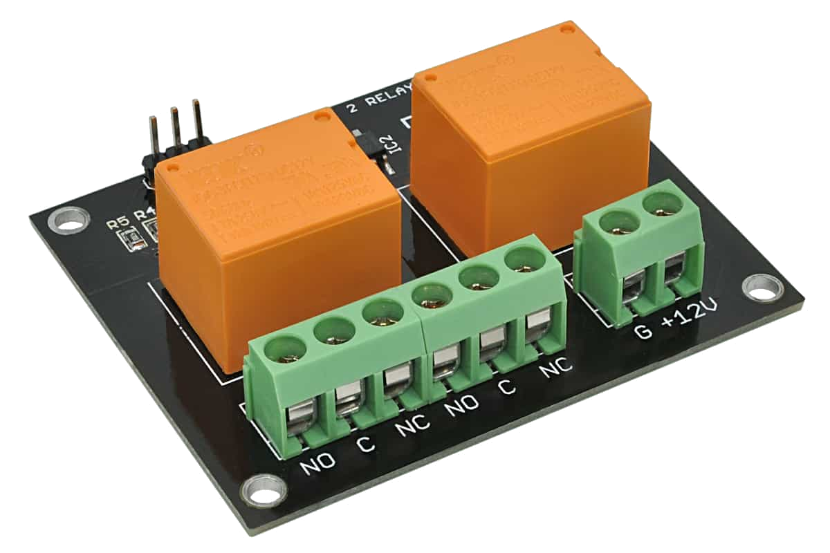 2 Channel TTL Compatible Relay Controller Board | Numato Lab