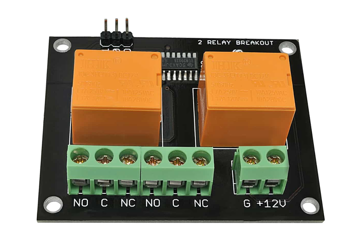2 Channel TTL Compatible Relay Controller Board | Numato Lab