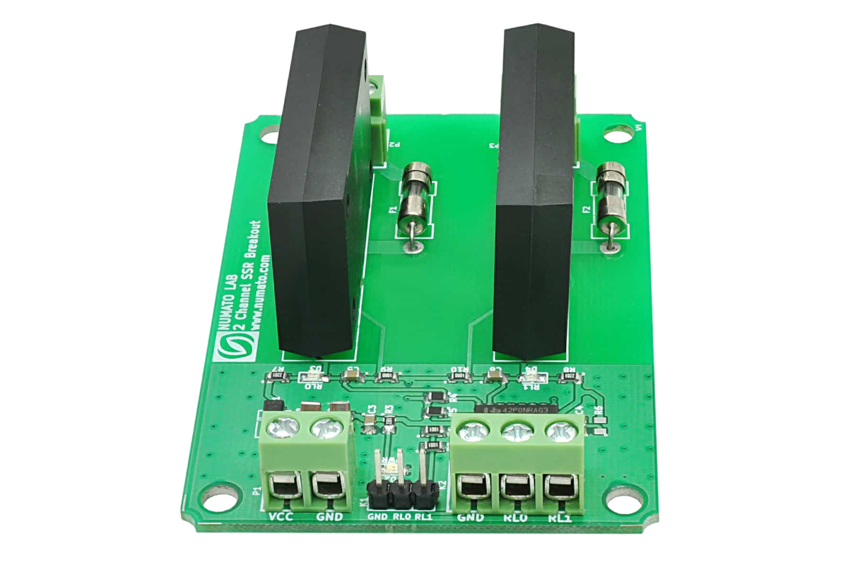 2 Channel Solid State Relay Controller Board | Numato Lab