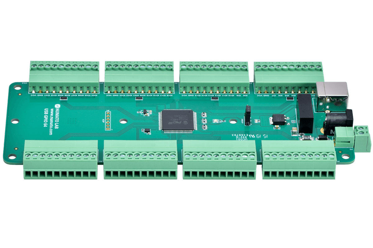 64 Channel USB GPIO Module With Analog Inputs | Numato Lab