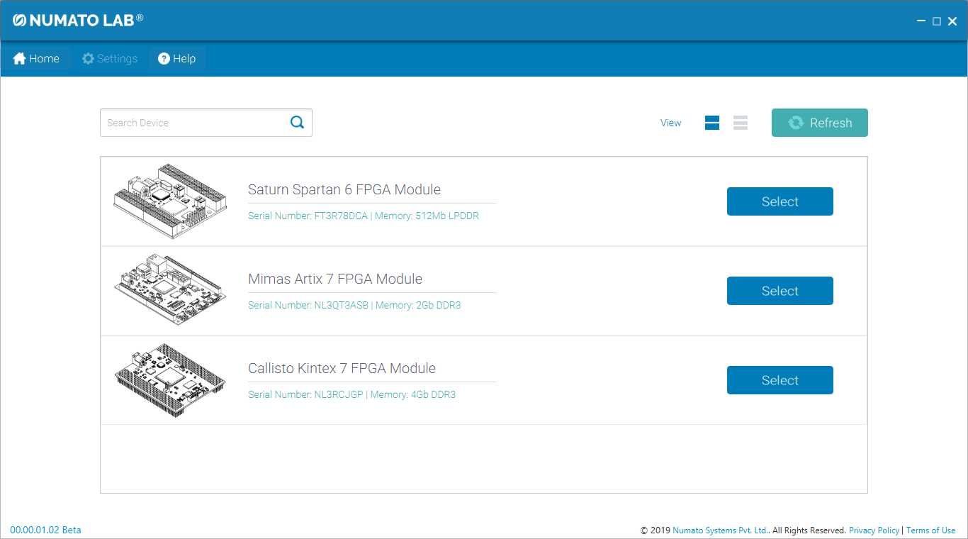 Tenagra FPGA System Management Software | Numato Lab